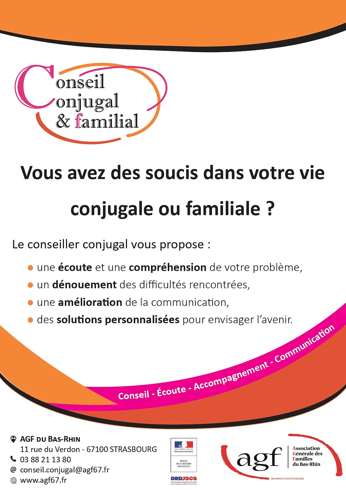 CONSEIL CONJUGAL ET FAMILIALE - Communauté de Communes du Pays de la Zorn